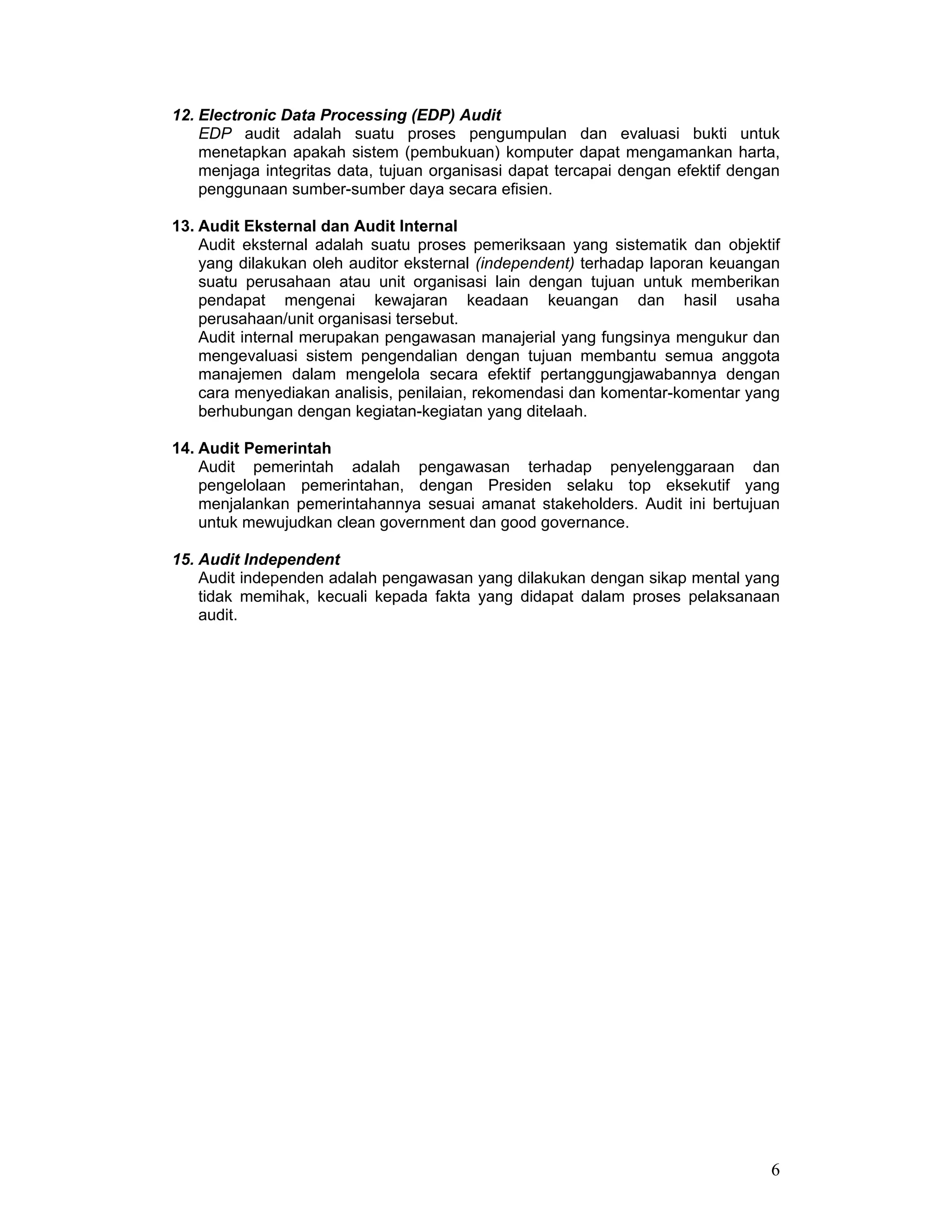 Istilah Audit | PDF