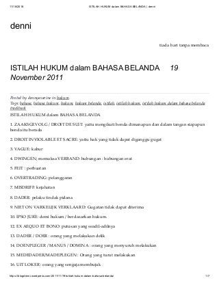 ISTILAH HUKUM dalam BAHASA BELANDA _ denni.pdf