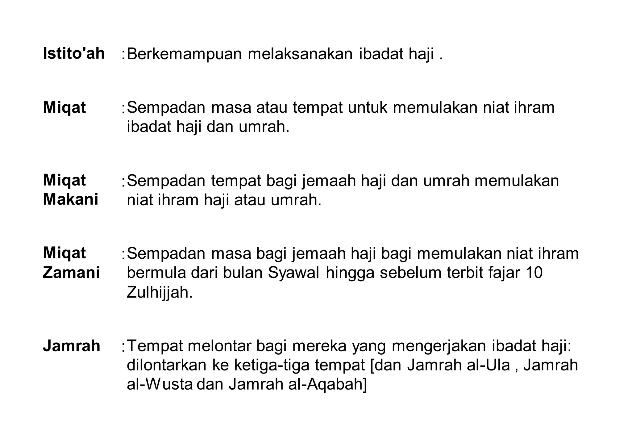 Istilah pendidikan islam spm | DOCX