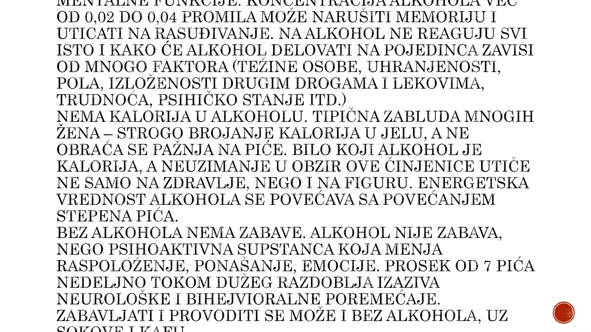 Istine I zablude o alkoolu!.pptx