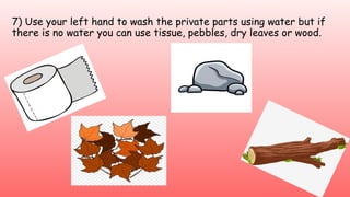 ISTINJA' is a topic in islamic studies that is compulsory to learn. | PPTX