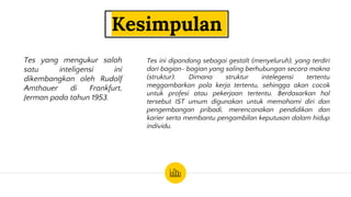 IST (intelligence structure test) | PPTX