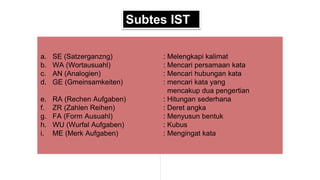 IST (intelligence structure test) | PPTX