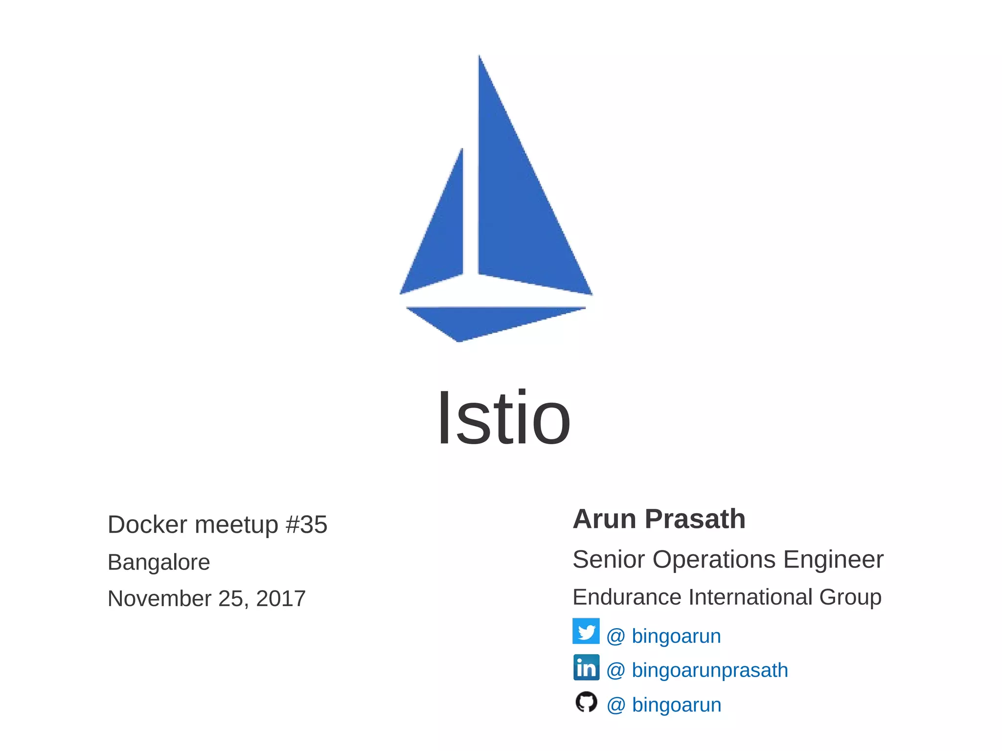 Istio | ODP | Cloud Computing | Internet