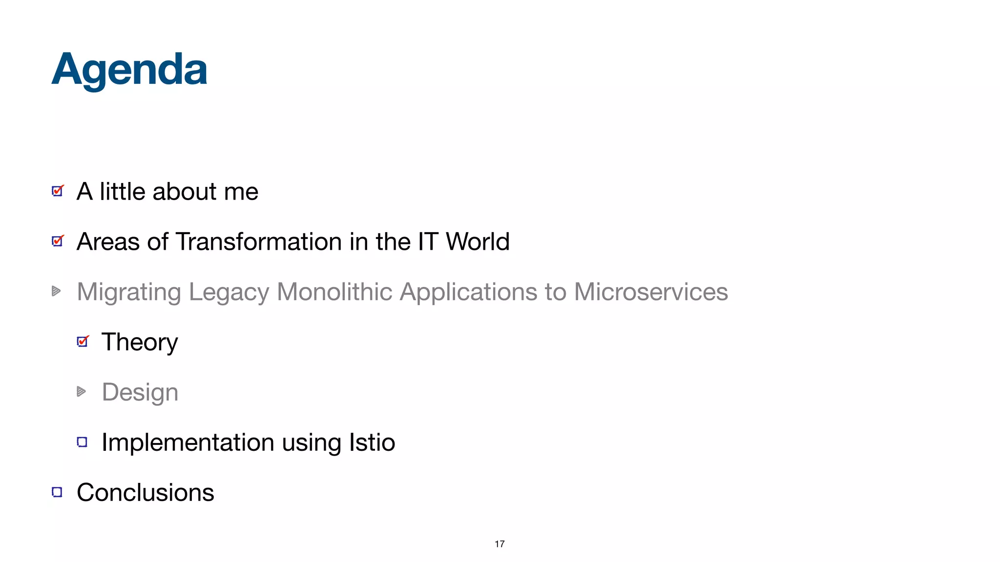 Istio As An Enabler For Migrating Monolithic Applications To Microservices V13 Ppt