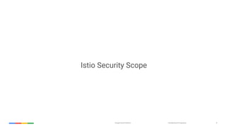 Istio Cloud Native Online Series - Intro to Istio Security | PPT
