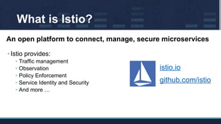 Istio's mixer policy enforcement with custom adapters (cloud nativecon ...