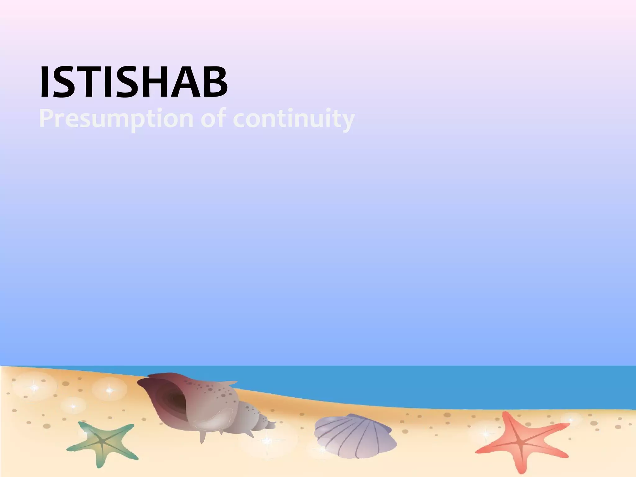 Istishab | PPT