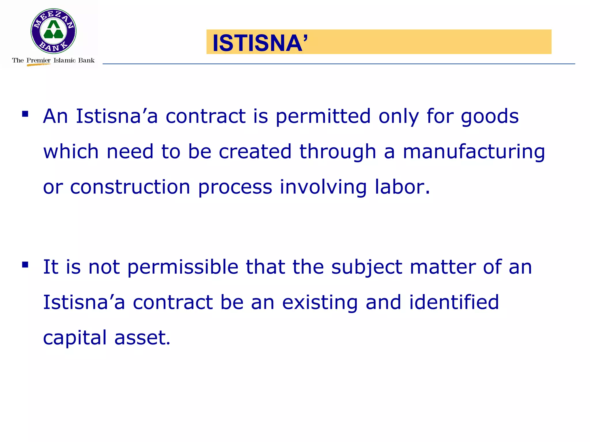 Introduction to Istisna | PPS