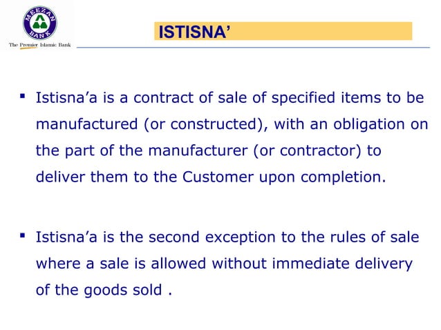 Introduction to Istisna | PPS