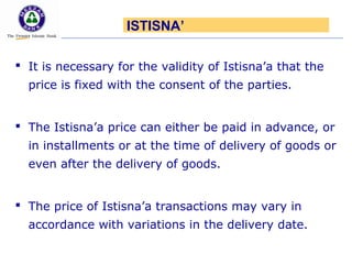 Introduction to Istisna | PPS