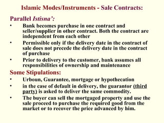 Alhuda CIBE - Presentation on Istisna by Muhammad Khaleequzzaman | PPT