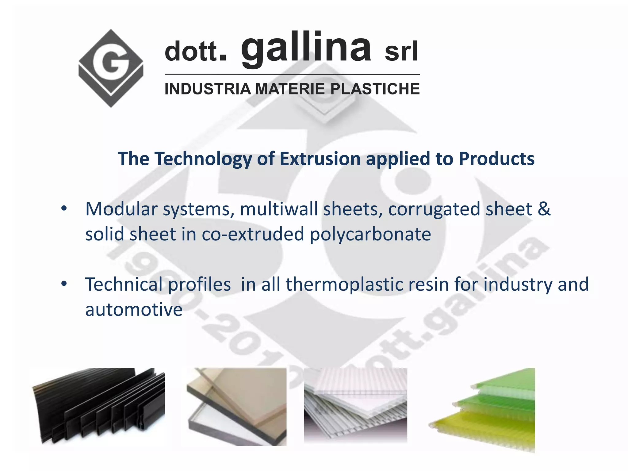dott.gallina polycarbonate leader | PPTX
