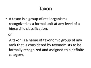 principles of systematic zoology | PPTX