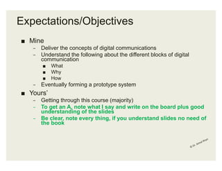 Digital Communications Lecture 1 | PDF