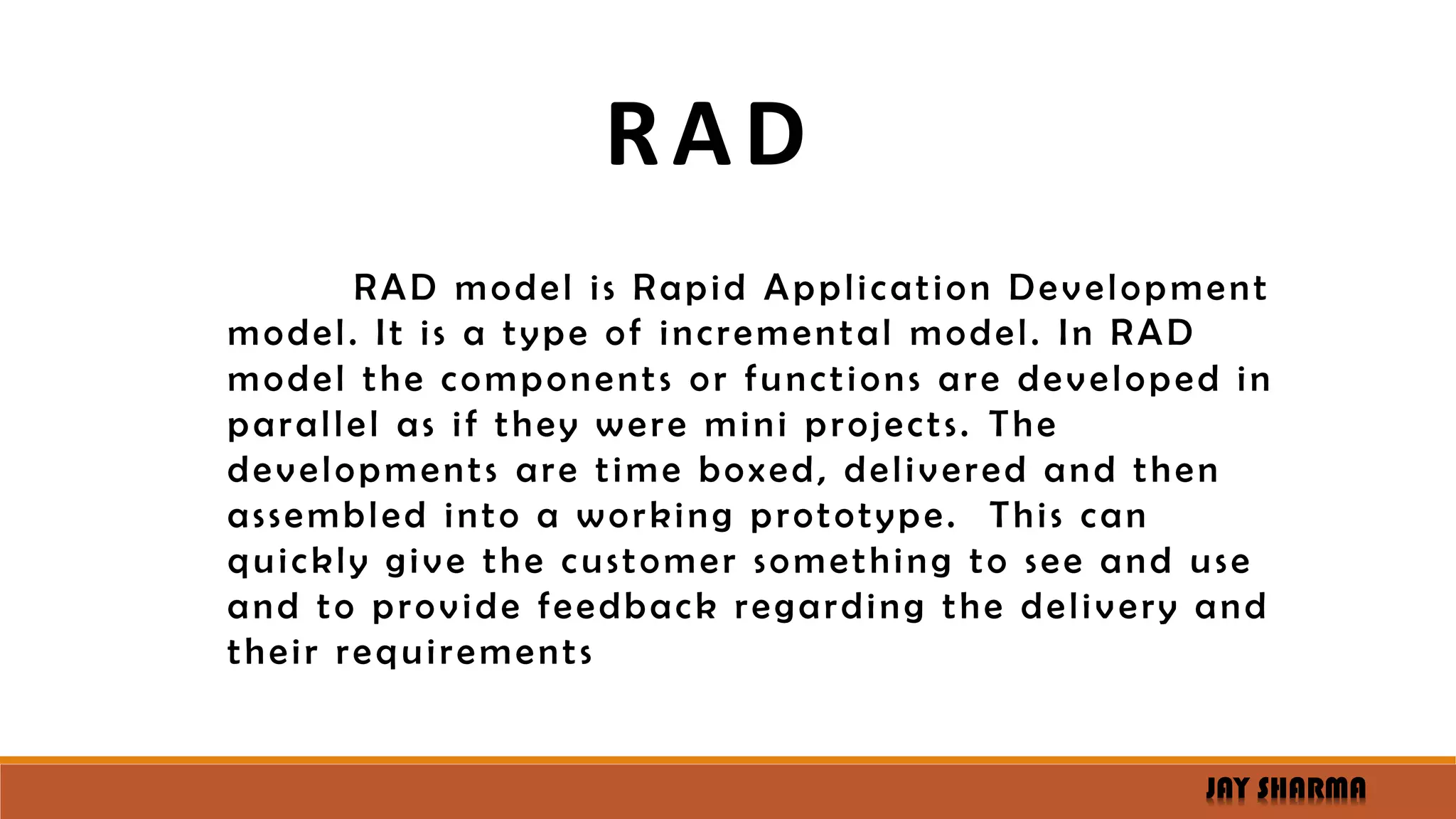 SDLC RAD model | PDF
