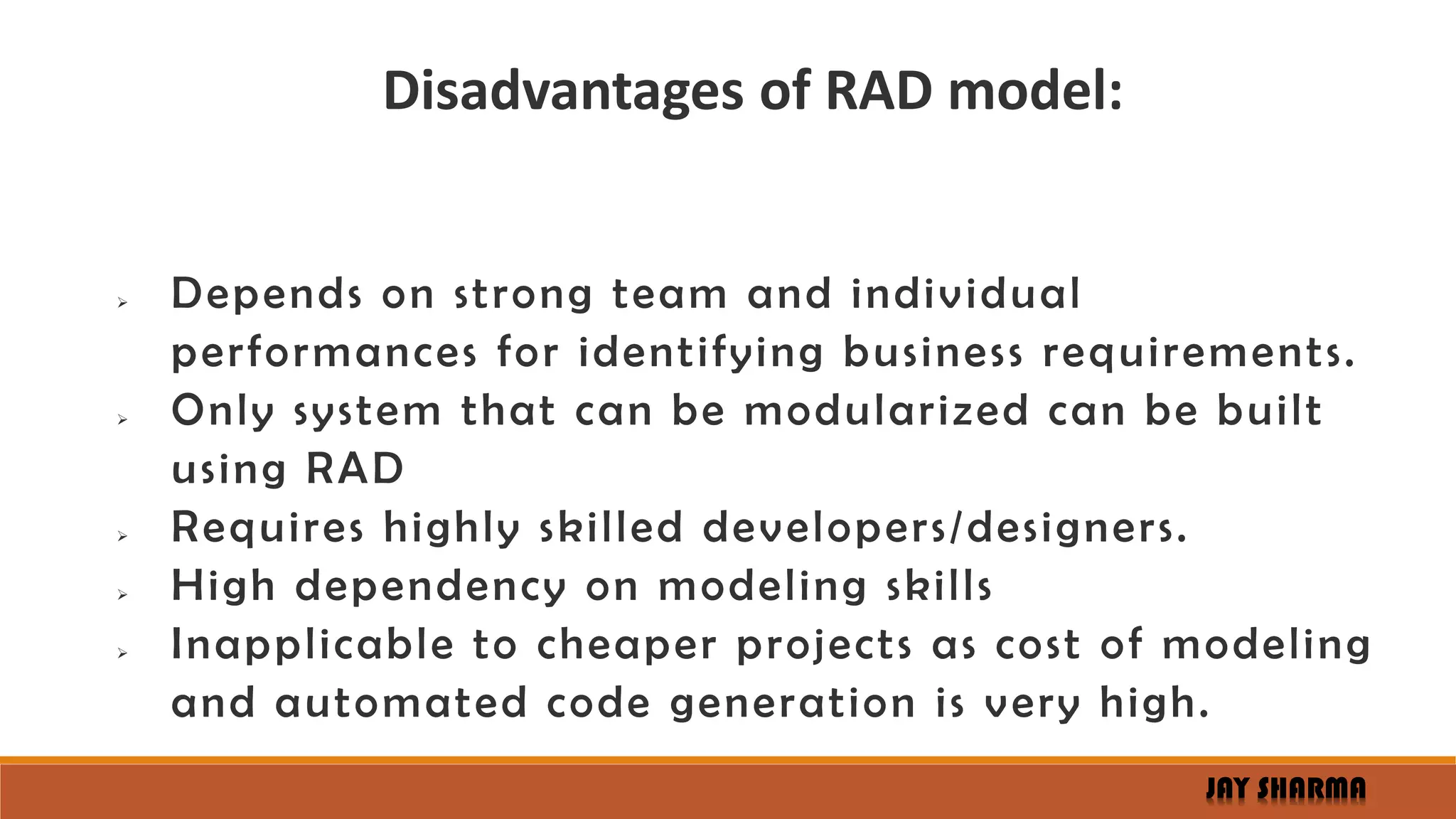 SDLC RAD model | PDF