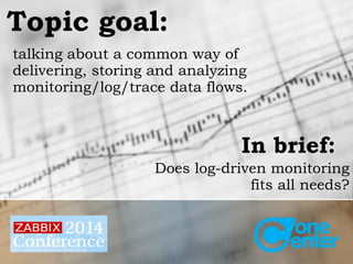 Logitoring - log-driven monitoring and the Rocket science | PPT