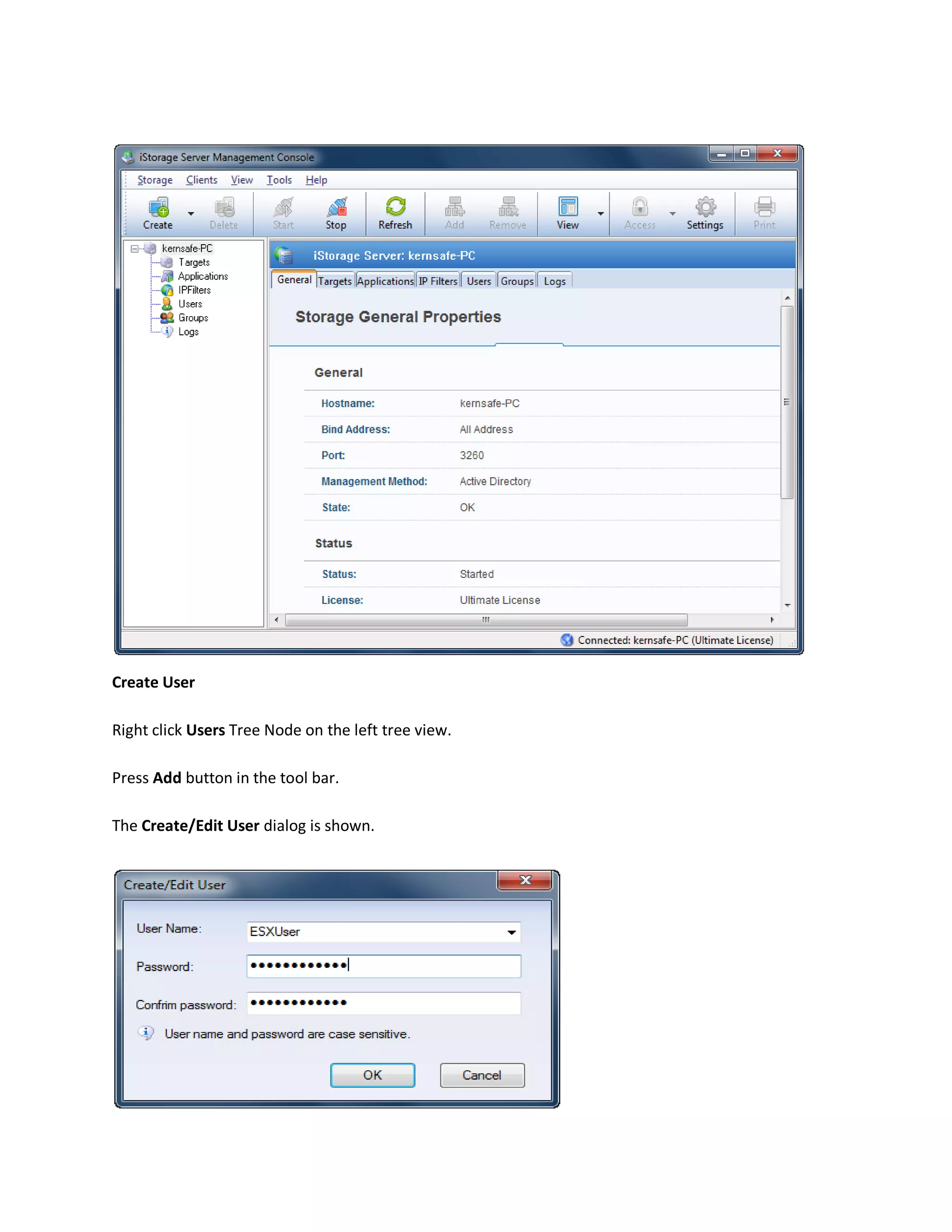 iStorage Server: iSCSI SAN for ESX/ESXi Server | PDF