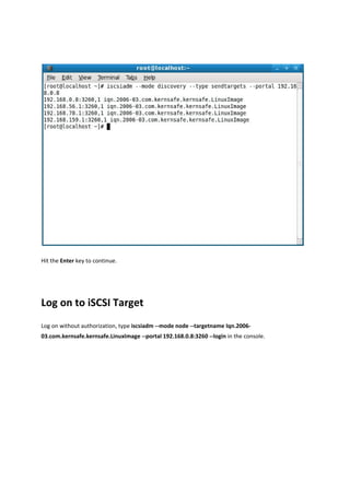 I storage server-iscsi-target-san-for-linux | PDF