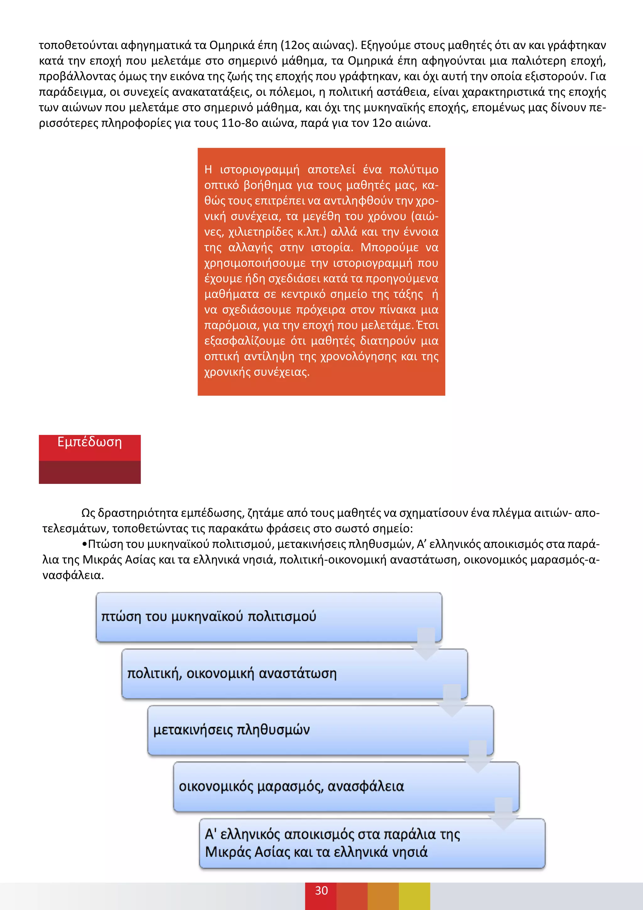 Ιστορία Α' Γυμνασίου- σχέδιο μαθήματος/ πρόταση διδασκαλίας | PDF