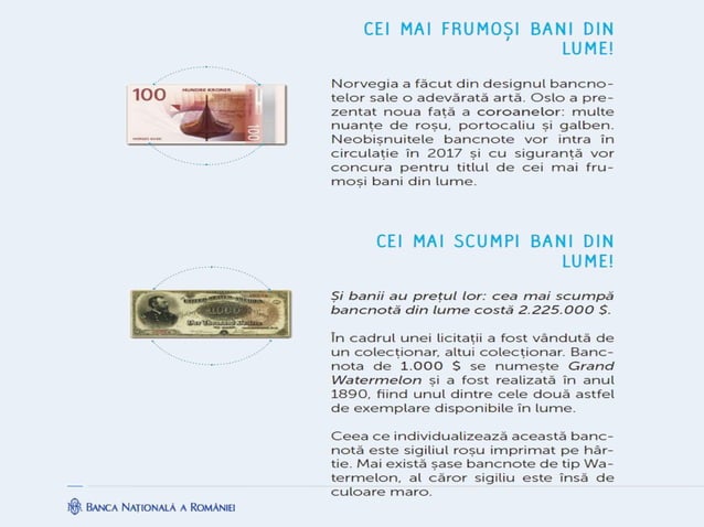 Istoria banilor | PPTX