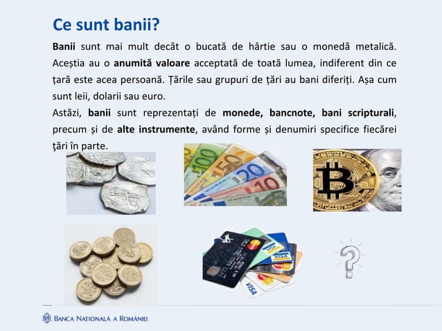 Istoria banilor | PPTX