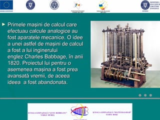 Istoria calculatoarelor | PPT