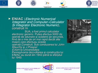 Istoria calculatoarelor | PPT