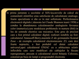 Istoria calculatorului | PPTX