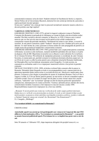 Istoria comunismului romanesc vol.1 | PDF