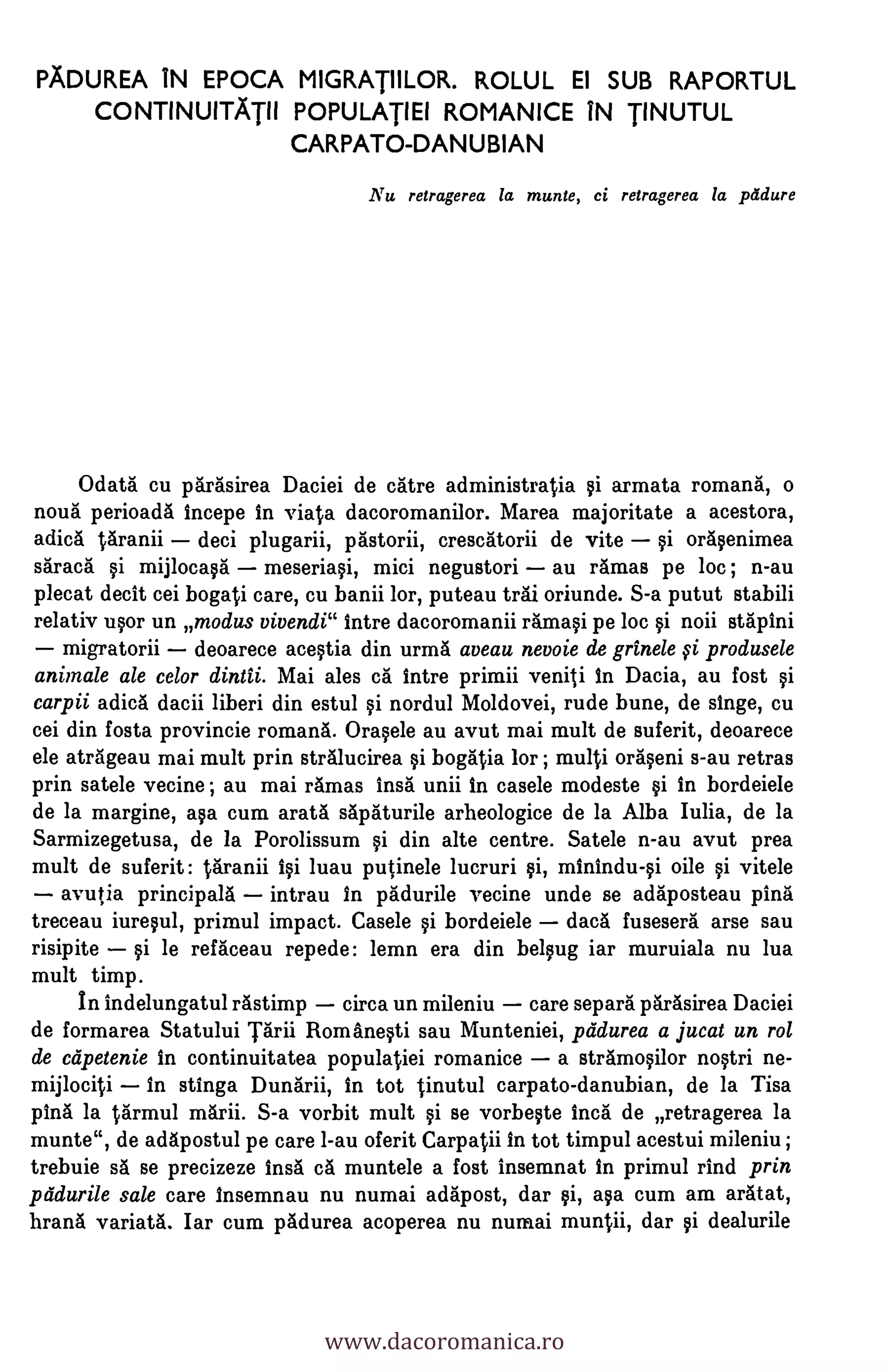 Constantin C. Giurescu, Istoria pădurii româneşti din cele mai vechi ...