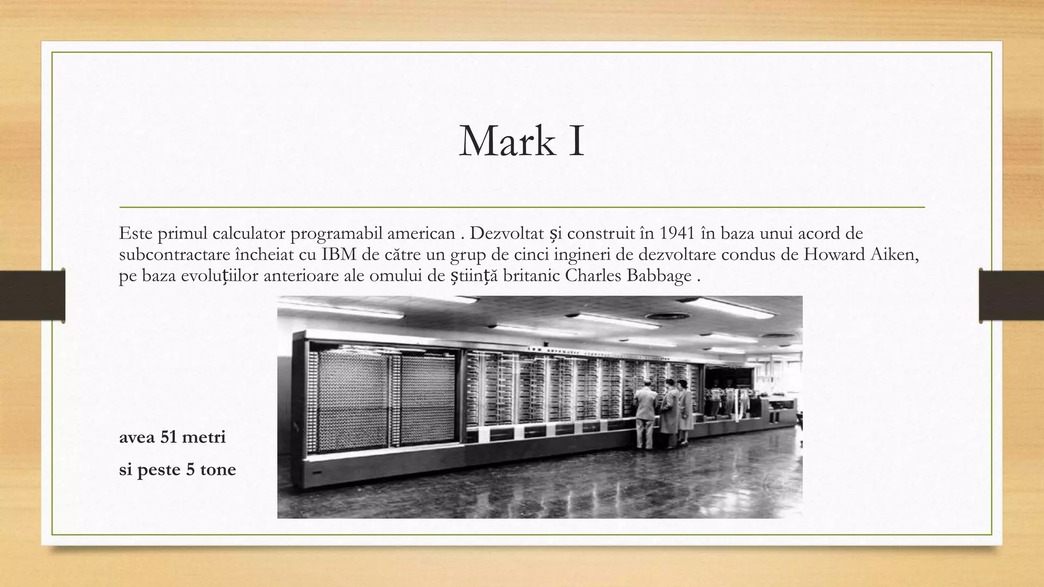 Istoria primului calculator | PPTX