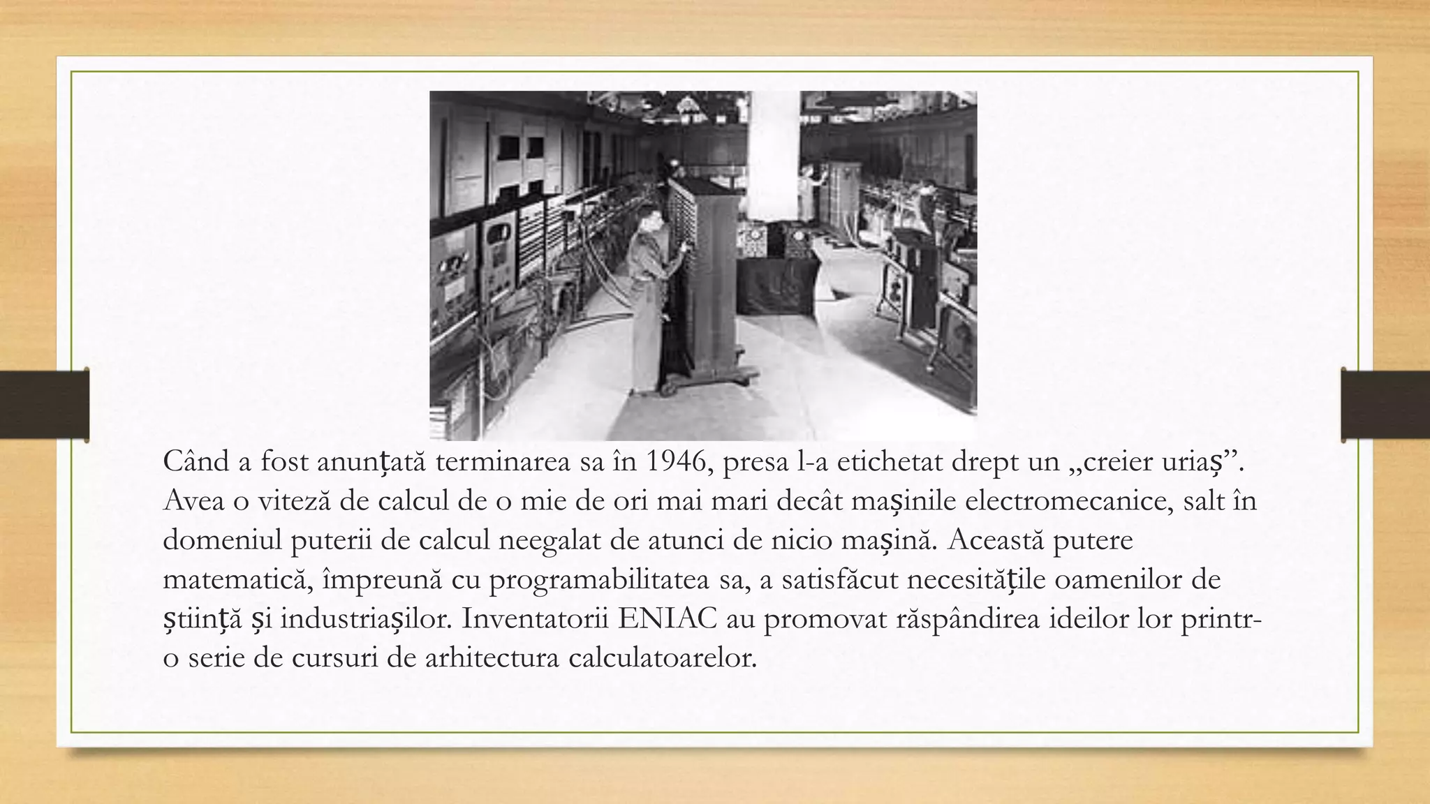 Istoria primului calculator | PPTX