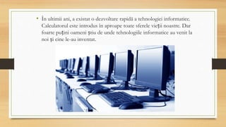 Istoria primului calculator | PPTX