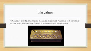 Istoria primului calculator | PPTX