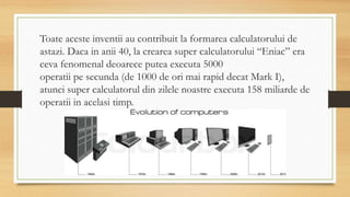 Istoria primului calculator | PPTX