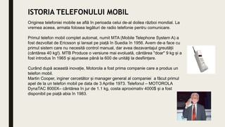 Istoria telefonului mobil si evolutia acestuia.pptx