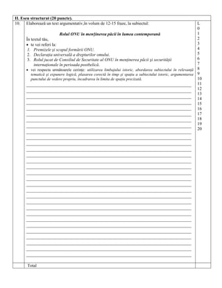 Istoria test rom | PDF