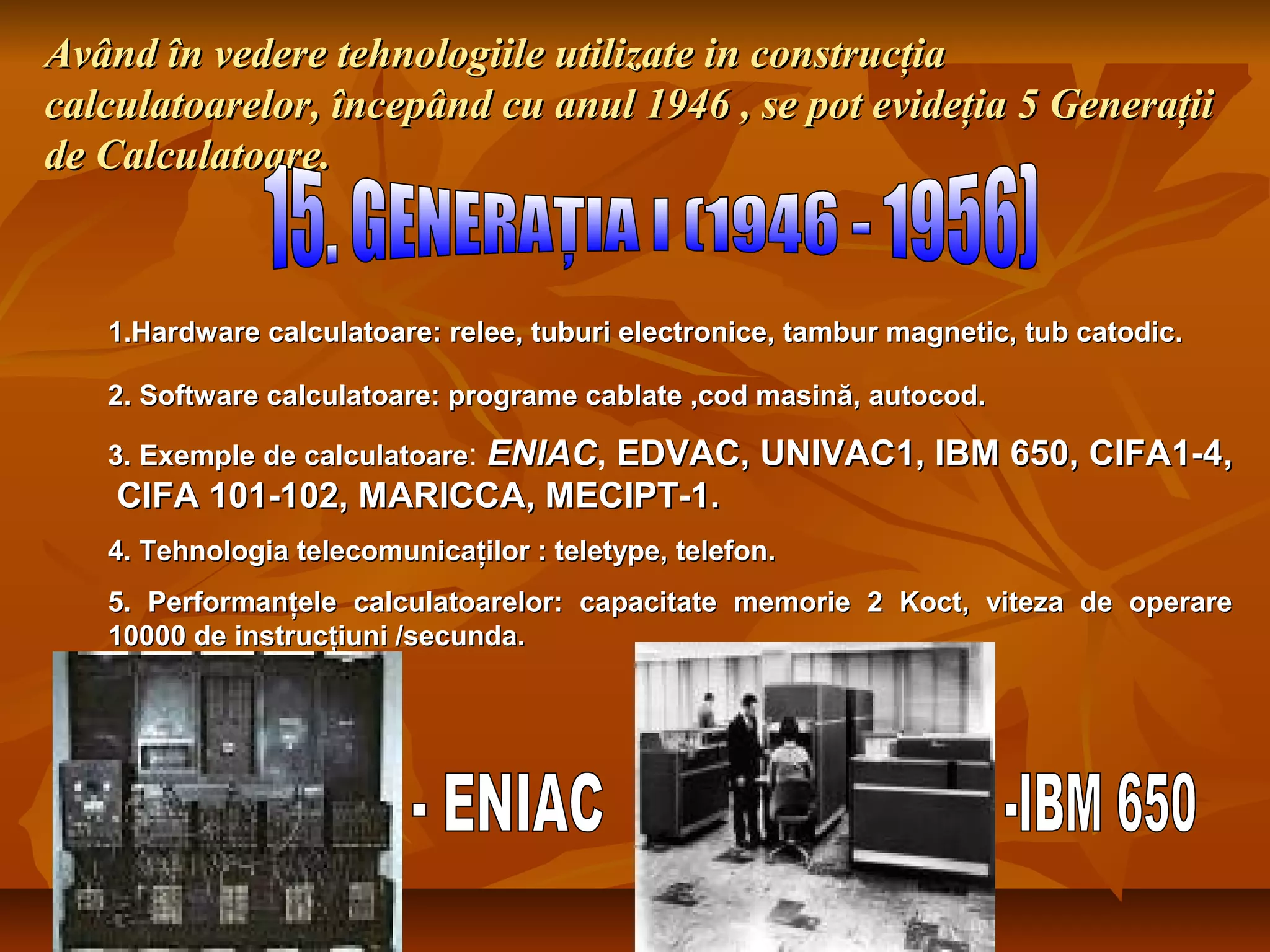 Istoricul calculatorului | PPT