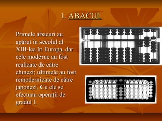 Istoricul calculatorului | PPT