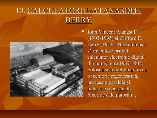 Istoricul calculatorului | PPT