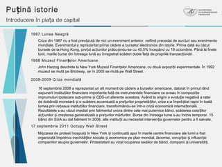 Istoric Piata de Capital | PPT