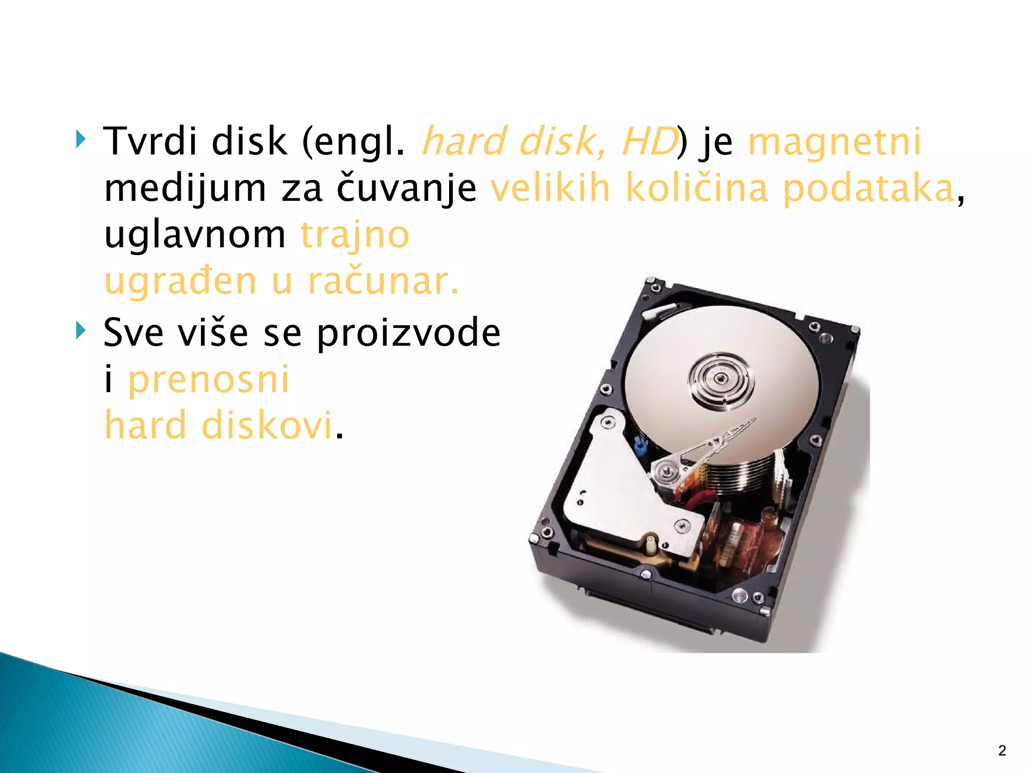 Istorija hard diska - Aleksa Zdravković - Nebojša Lazarević | PPT