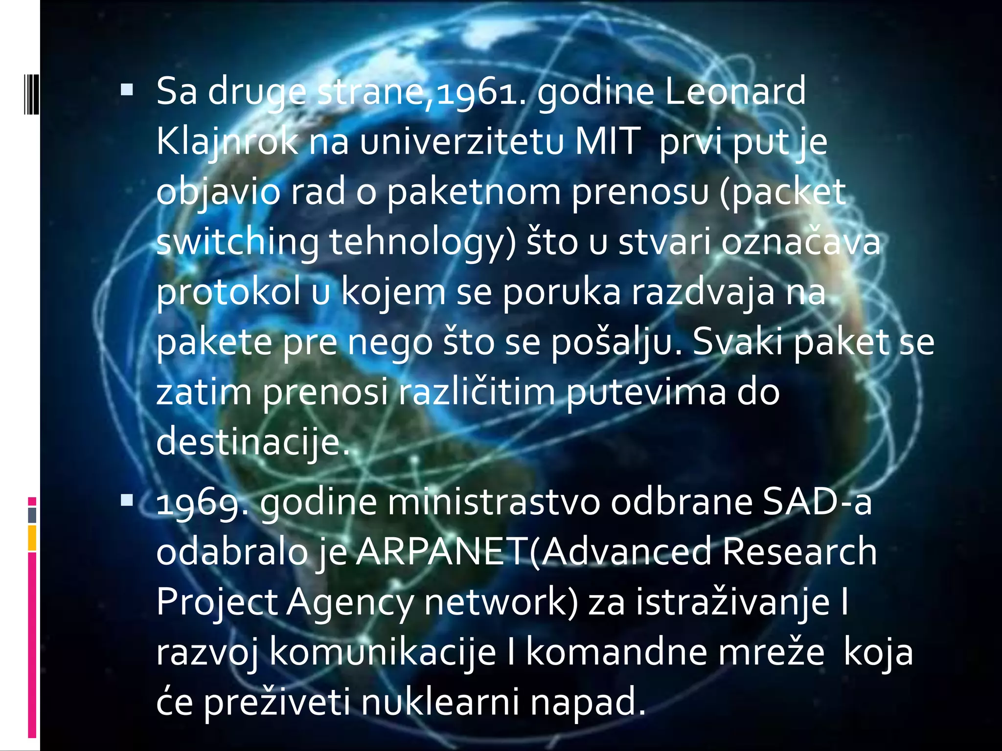 Istorija interneta | PPT