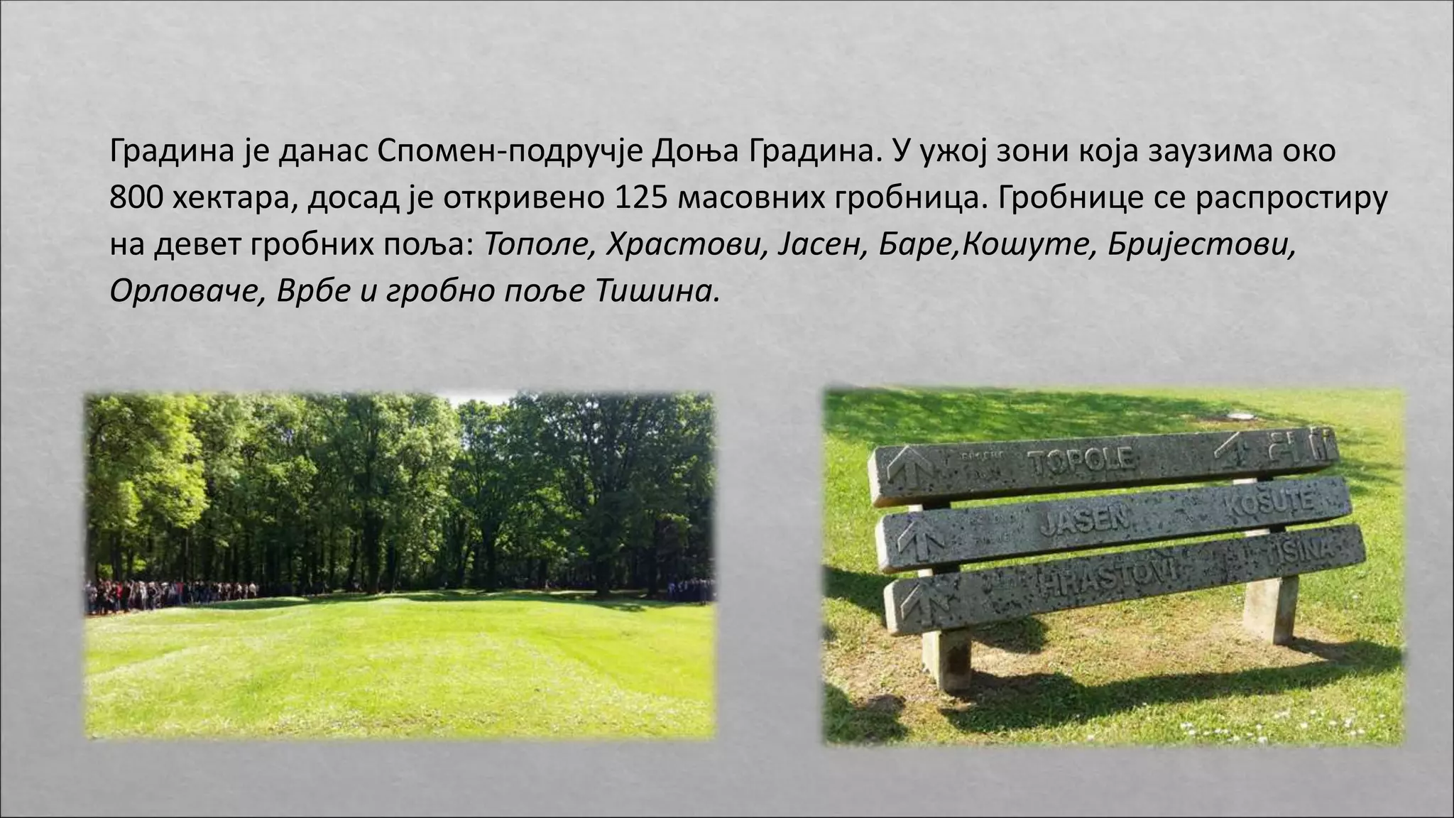 Jasenovac- Donja Gradina- 2020 | PPTX