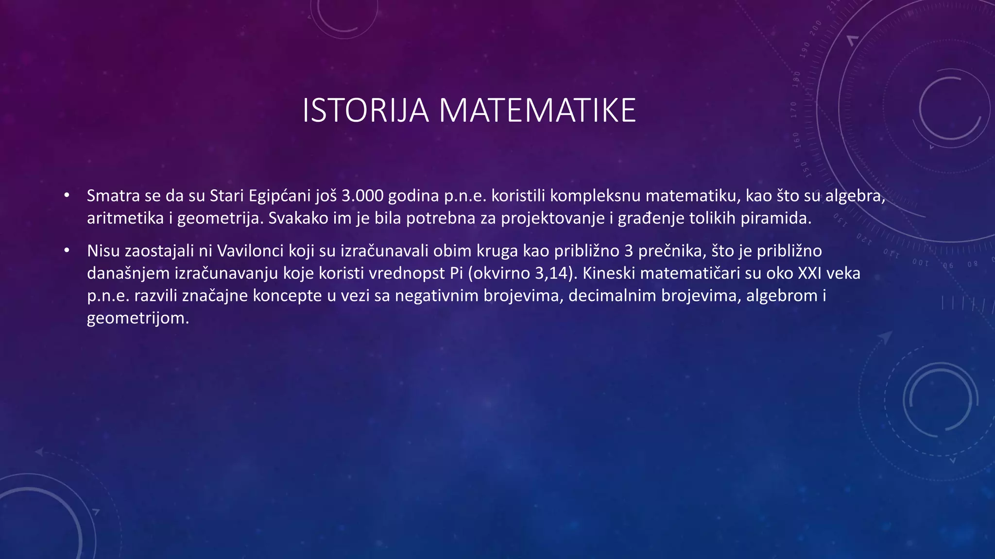 Istorija matematike | PPTX