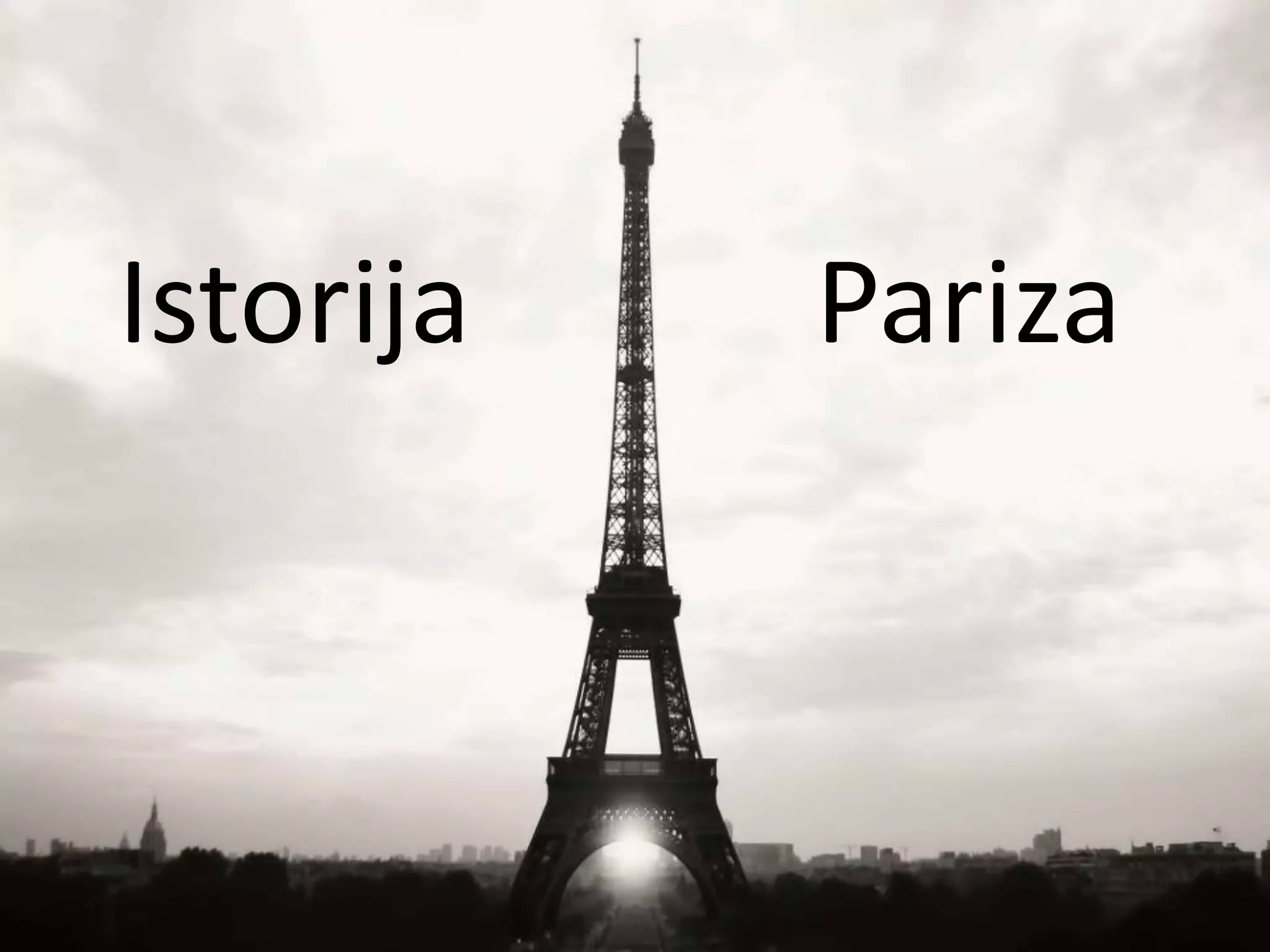 Istorija Pariza | PPTX