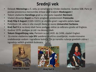 Istorija Pariza | PPTX