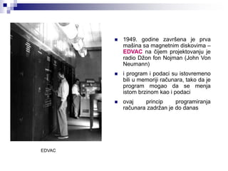 Istorijat razvoja računara | PPT